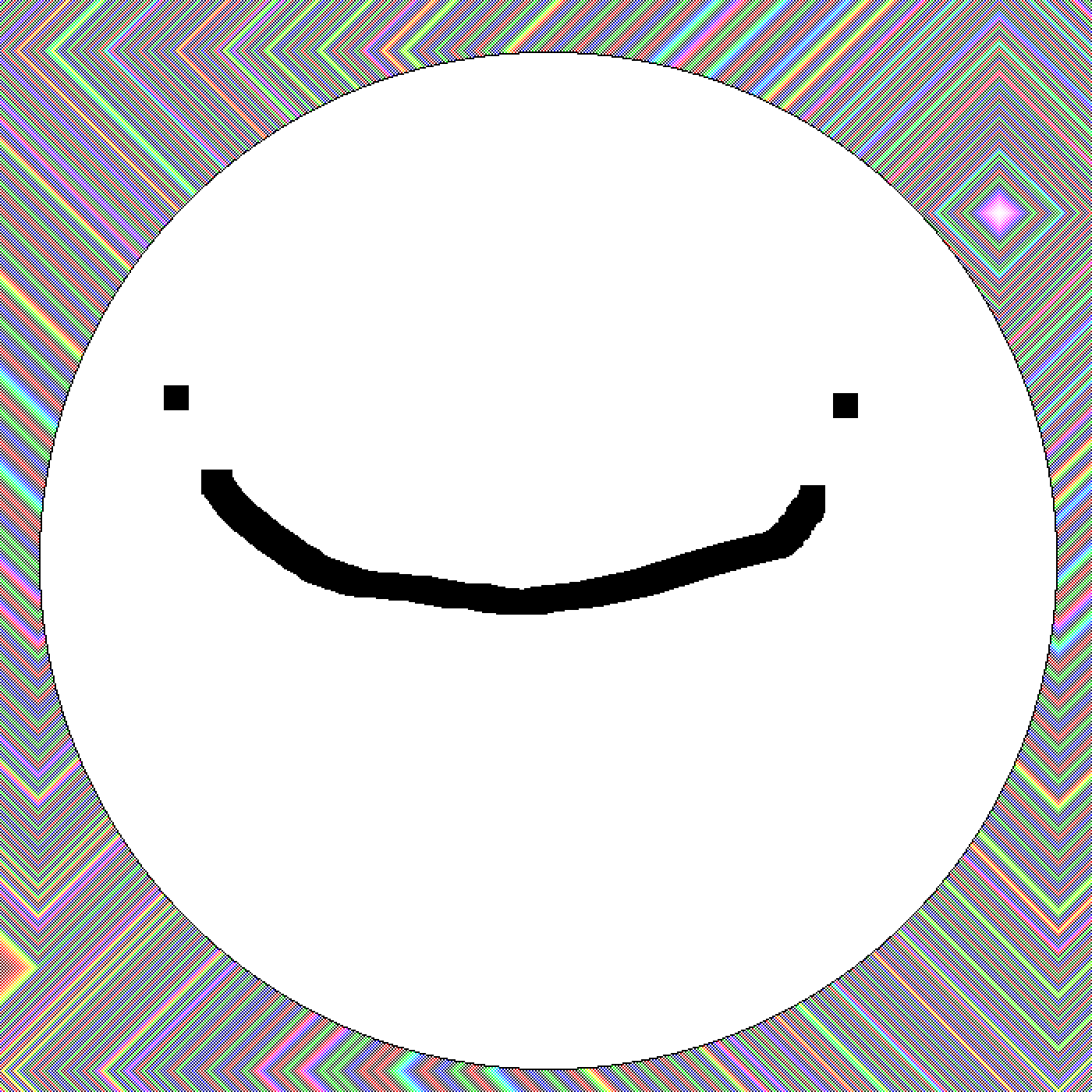 Bfbf Big Friendly Blank Face - Efruit (1400x1400), Png Download