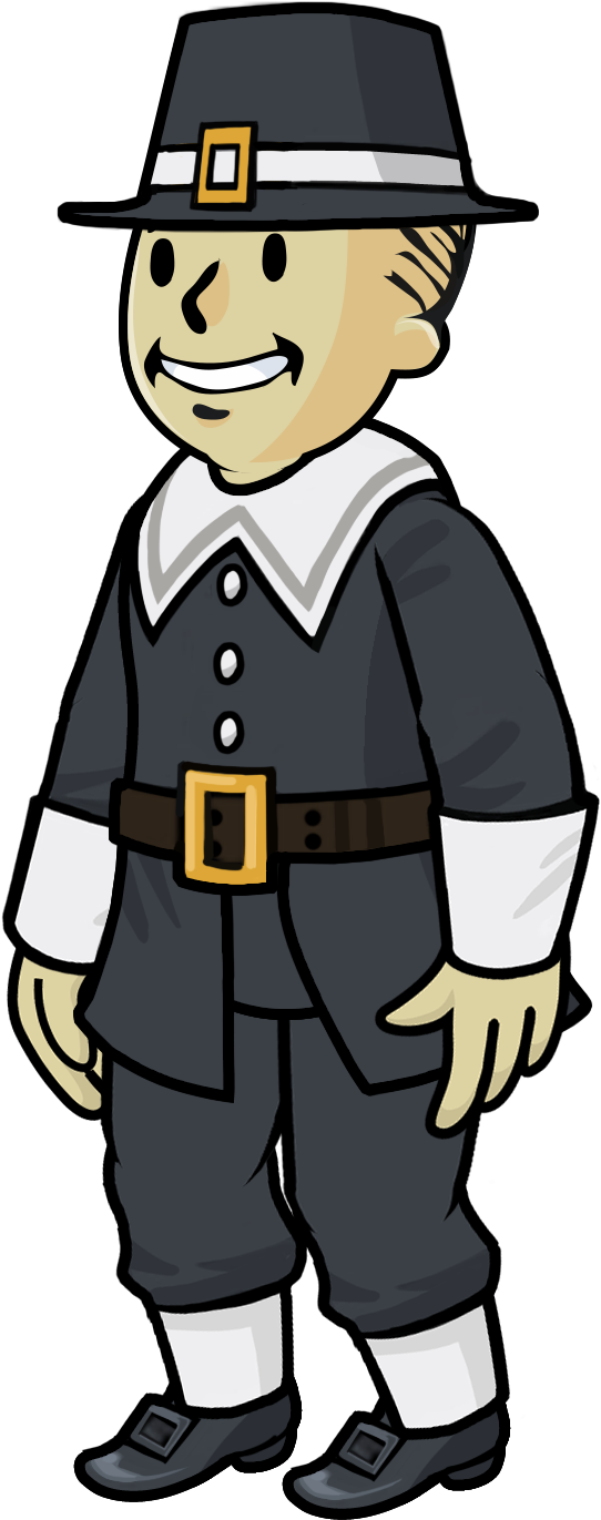 Download Pilgrim Clipart Outfit - Cartoon Pilgrim Male | Transparent ...