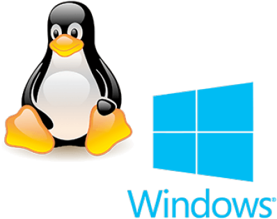 Linux Hosting Clipart Penguin - Linux And Windows Png (640x480), Png ...