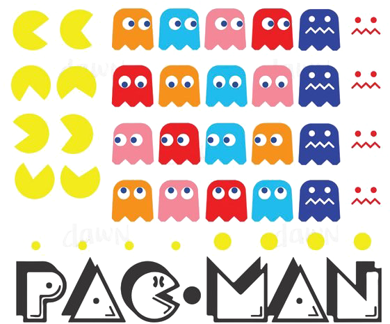 Pacman Png High Quality Image - Pacman Font (570x570), Png Download