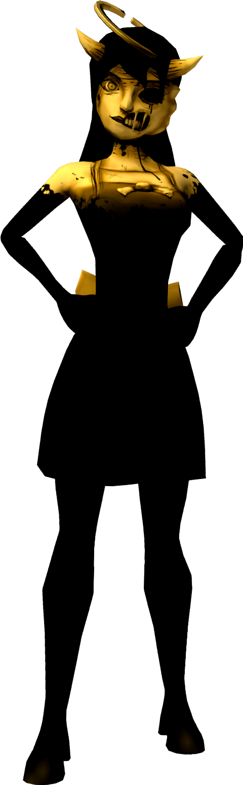 Bendy And The Ink Machine Alice (480x1547), Png Download
