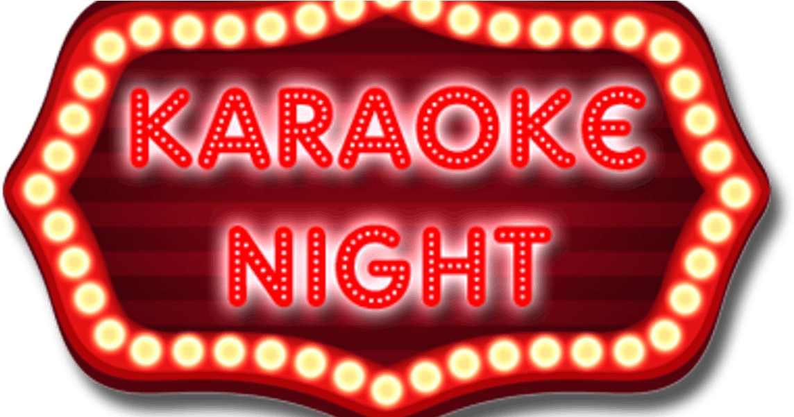 Karaoke Png - Karaoke Night Neon Png (1200x600), Png Download