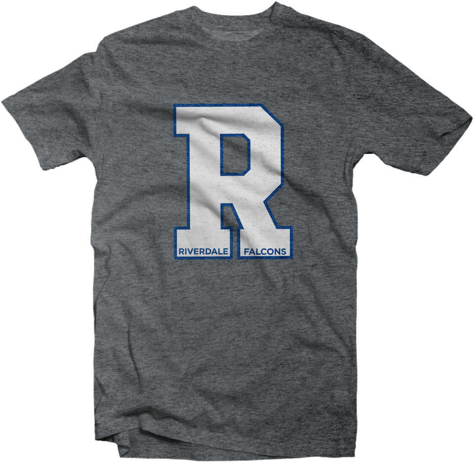 The Riverdale Big R - T-shirt (1000x1000), Png Download