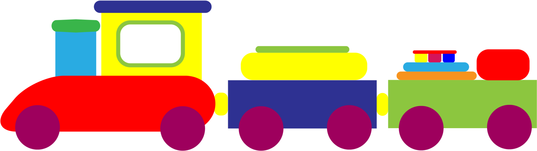Download Toy Train | Transparent PNG Download | SeekPNG