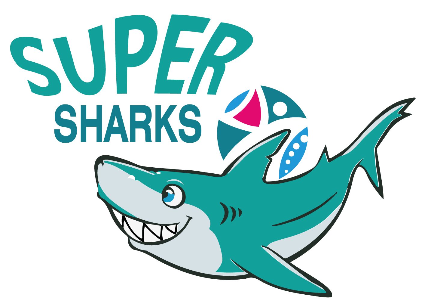 Super Sharks (1489x1053), Png Download