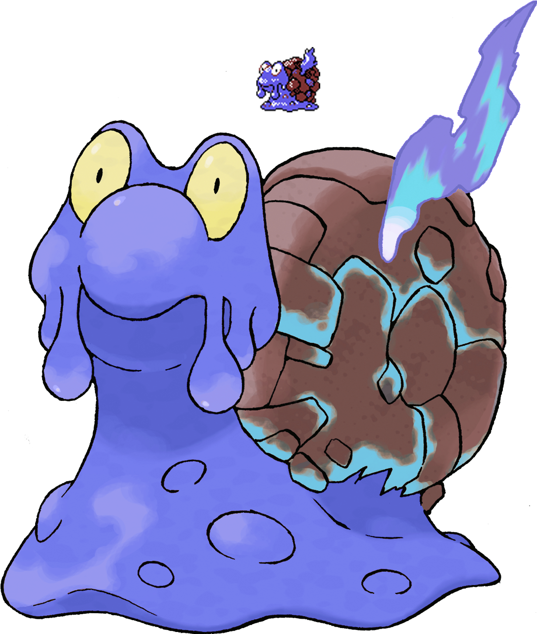 View Magcargogscshiny , - Pokemon Magcargo (1280x1280), Png Download