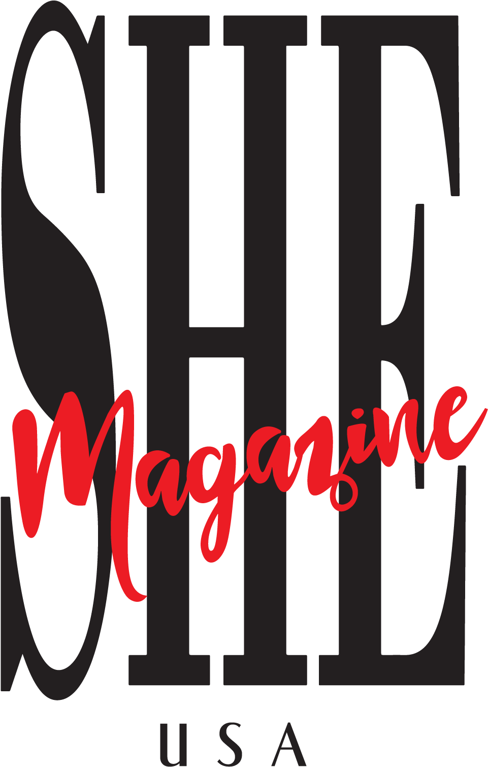 She Magazine Usa - Poster (980x1522), Png Download