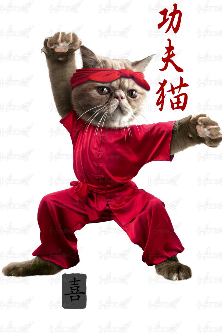 Kung-fu Cat - Kung Fu Cat (900x1350), Png Download