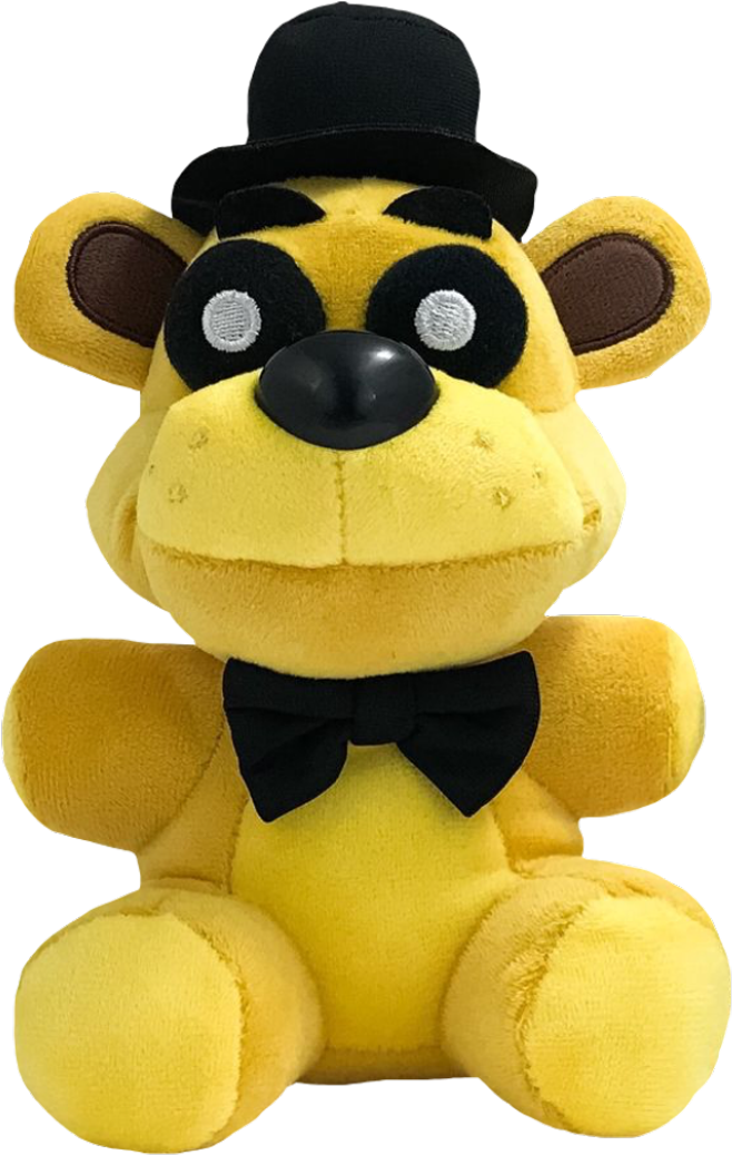 Download Fnaf Sticker - Withered Golden Freddy Plush | Transparent PNG ...