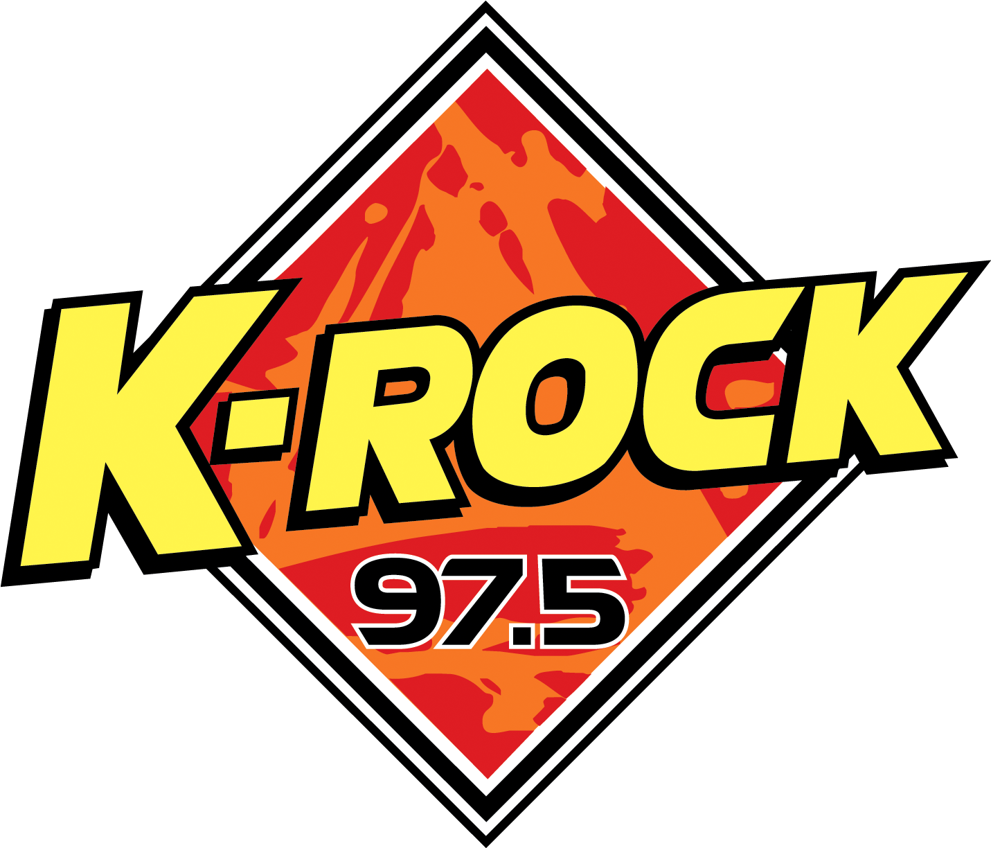 High Res Transparent Bg Png - 97.5 K Rock Logo (1500x1500), Png Download
