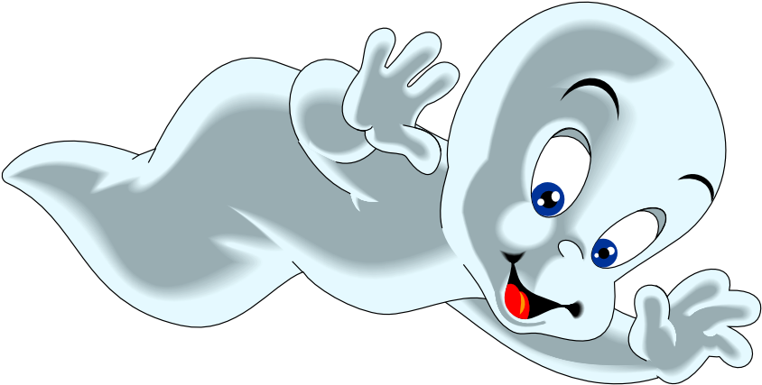 Casper-ghost - Casper Png (853x436), Png Download