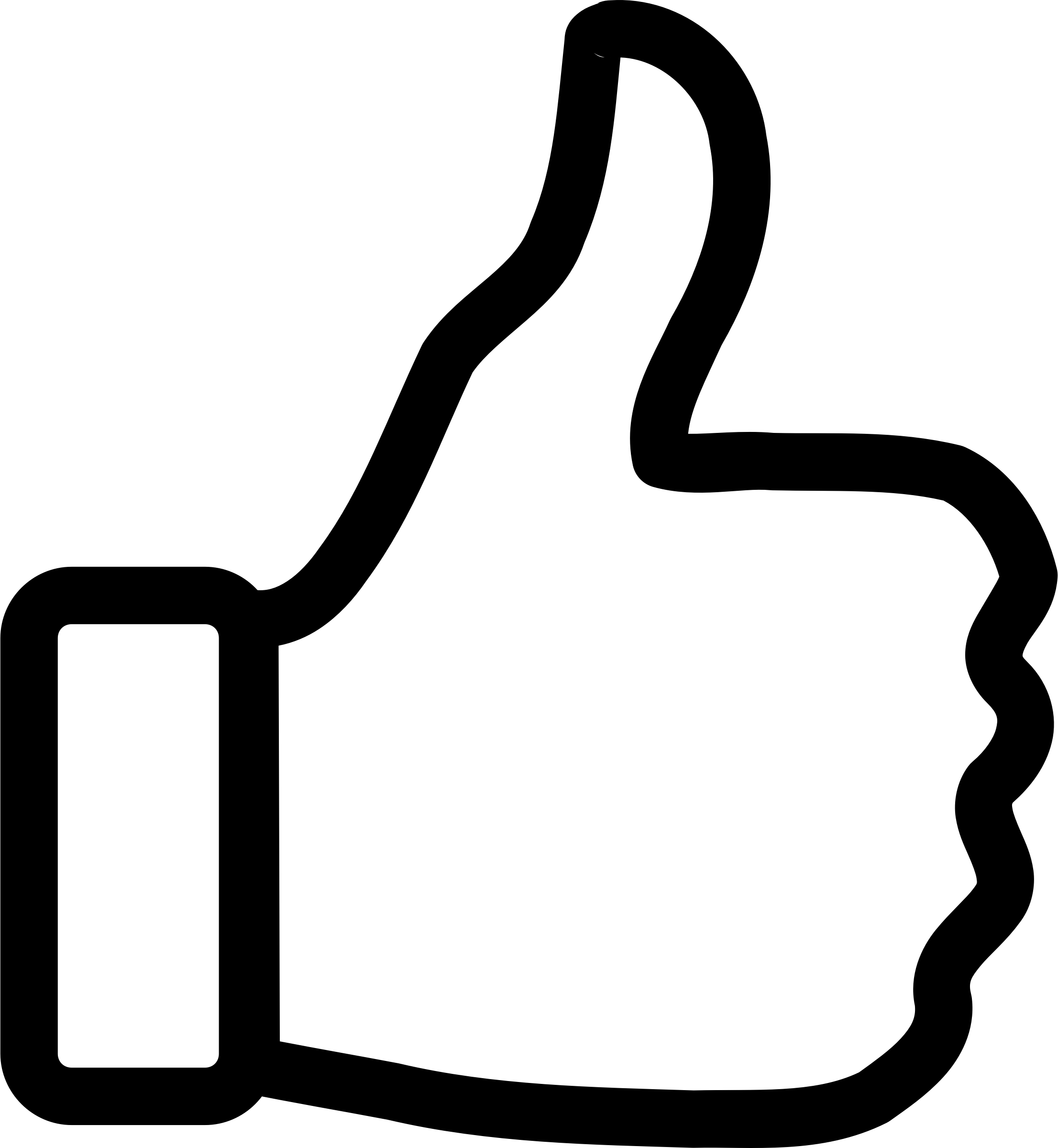 Thumbs-up Outline Graphic Freeuse Download - Thumbs Up Vector Png ...