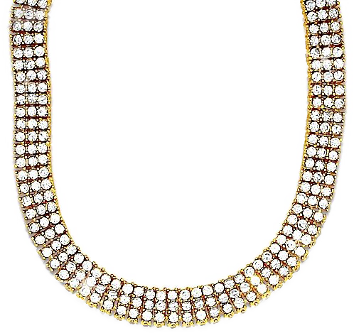 Diamond Chain - Diamond And Gold Chain Png (498x469), Png Download