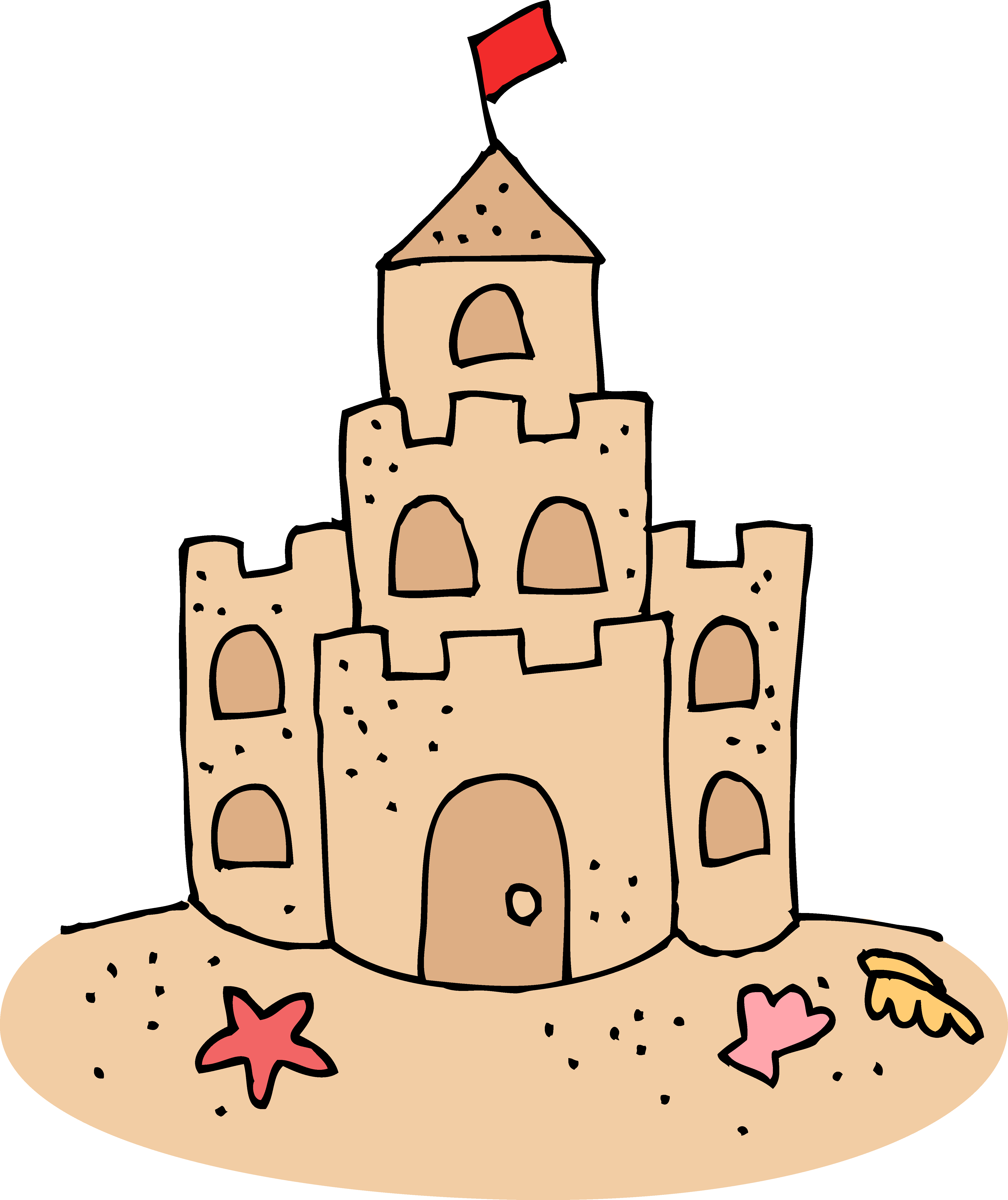 Sandcastle Clipart (3252x3872), Png Download