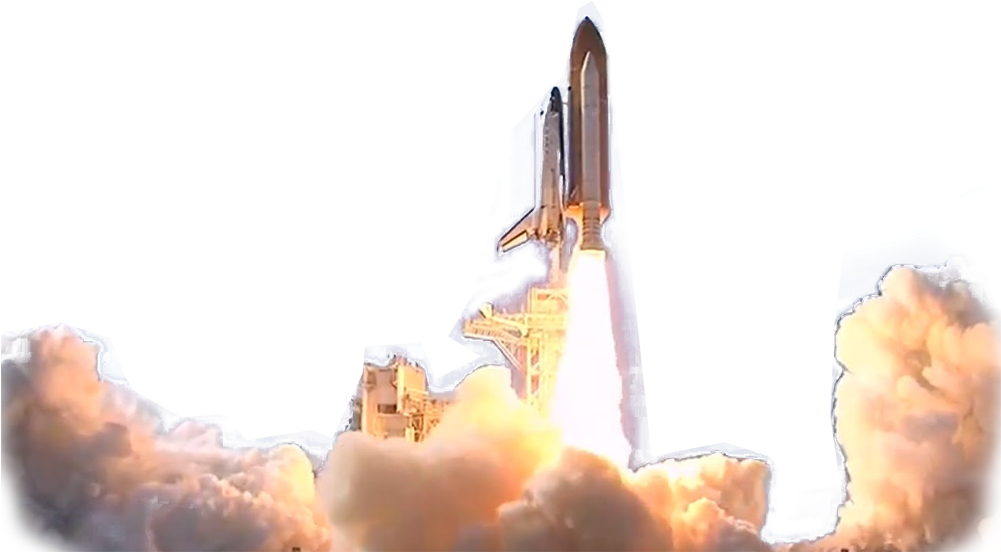 Space Shuttle Transparent Background (1000x884), Png Download