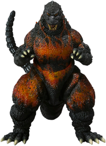 Burning Godzilla Collectible Figure - Burning Godzilla Png (353x484 ...