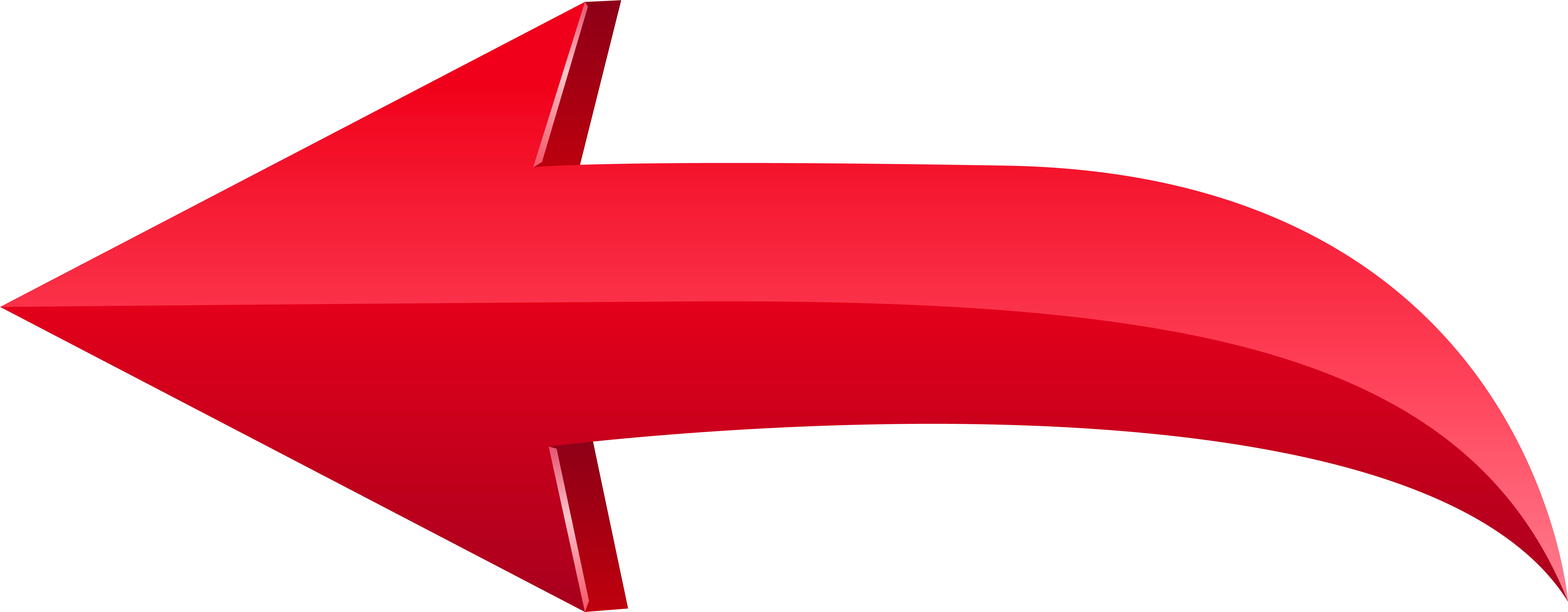 Arrow Png Picture - Red Arrow Png Transparent (6248x2440), Png Download