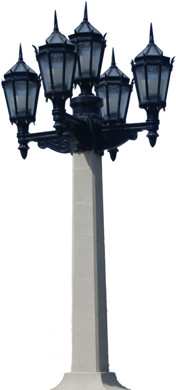 Lamp Post Png Image - Light Fixture (686x1024), Png Download