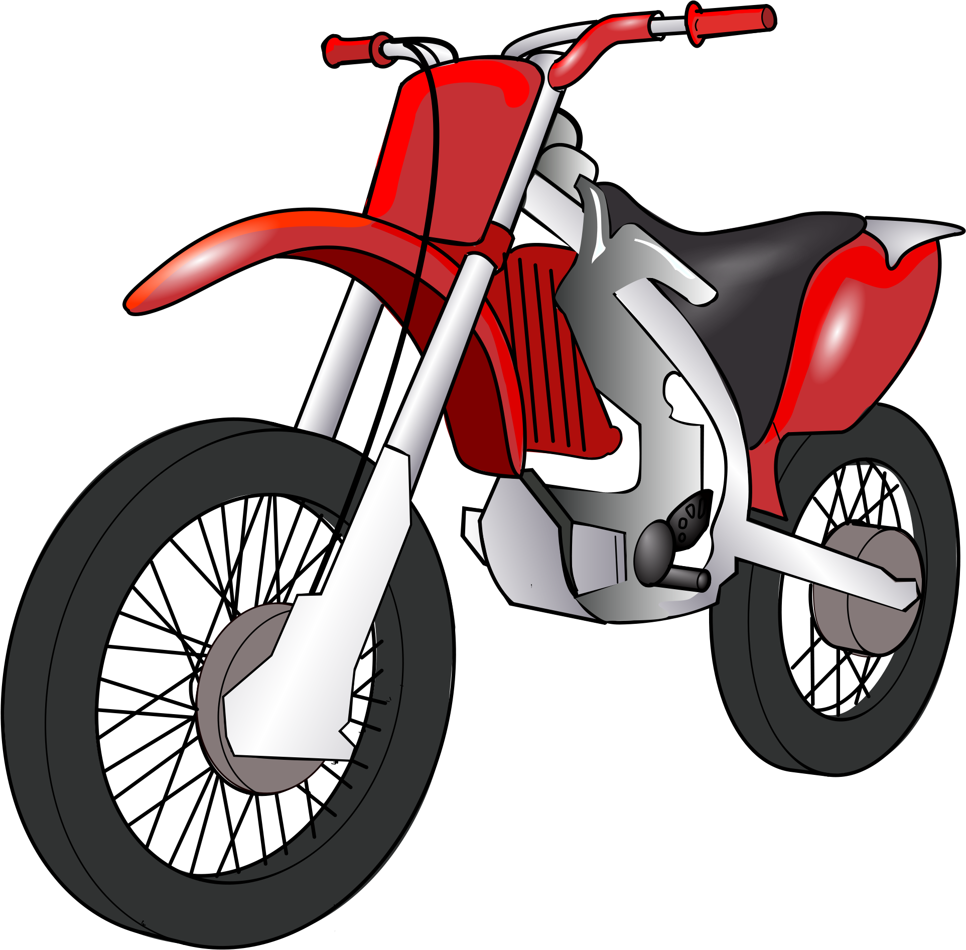 File Motorbike Svg Wikimedia Commons Open - Medios De Transporte ...