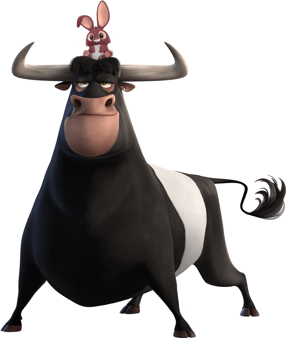 Download - Ferdinand The Bull Png (1013x1110), Png Download