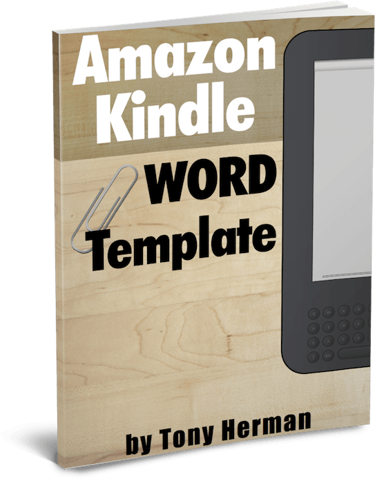 Amazon Kindle Word Template - Microsoft Word (550x694), Png Download