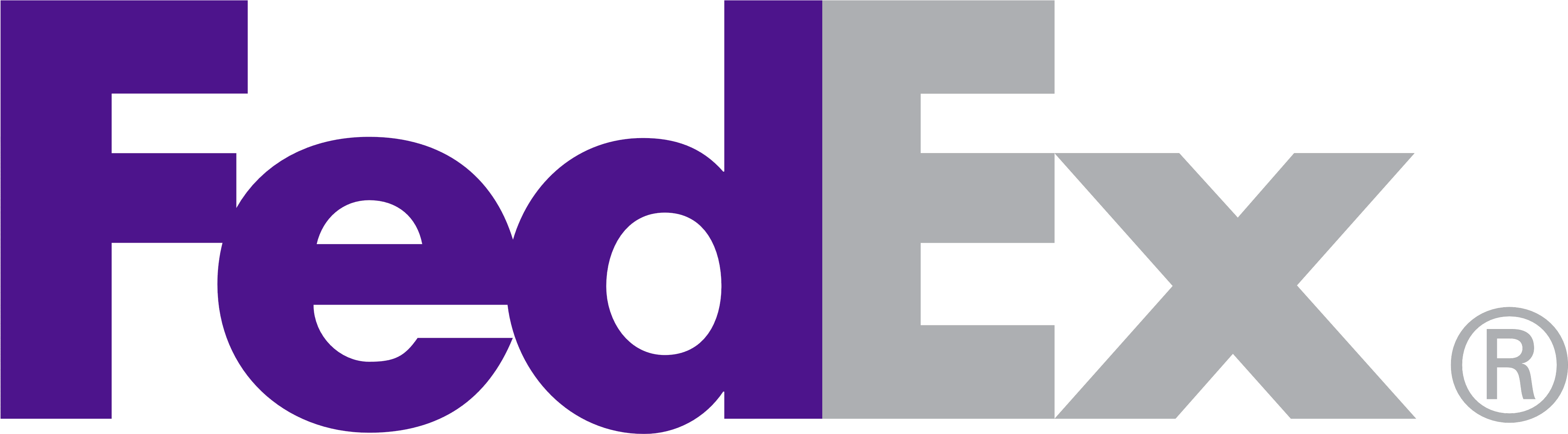 Download Fedex Logo Purple Gray | Transparent PNG Download | SeekPNG