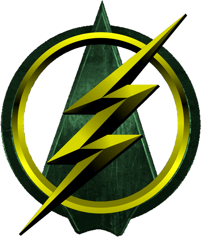 Green Arrow Flash Logo 5 By Paul - Flash Vs Arrow Logo (907x882), Png ...