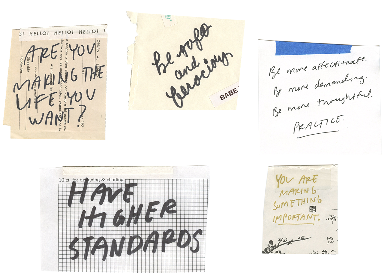 The Notes, They Carried Me Through That First Worry - Handwriting ...