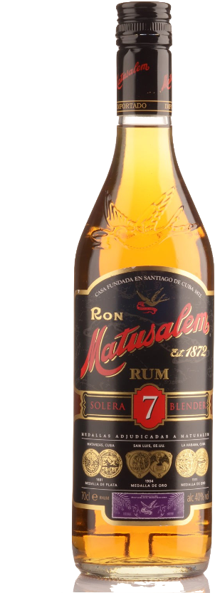 Matusalem - Ron Matusalem Rum 7 (400x840), Png Download