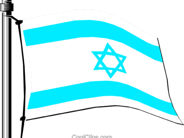 Israel Flag Clipart - Flag Of Israel (640x480), Png Download