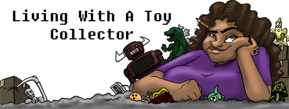Living With A Toy Collector - Cartoon (950x360), Png Download