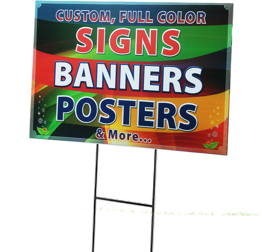 Download Coroplast Yard Sign - Poster | Transparent PNG Download | SeekPNG