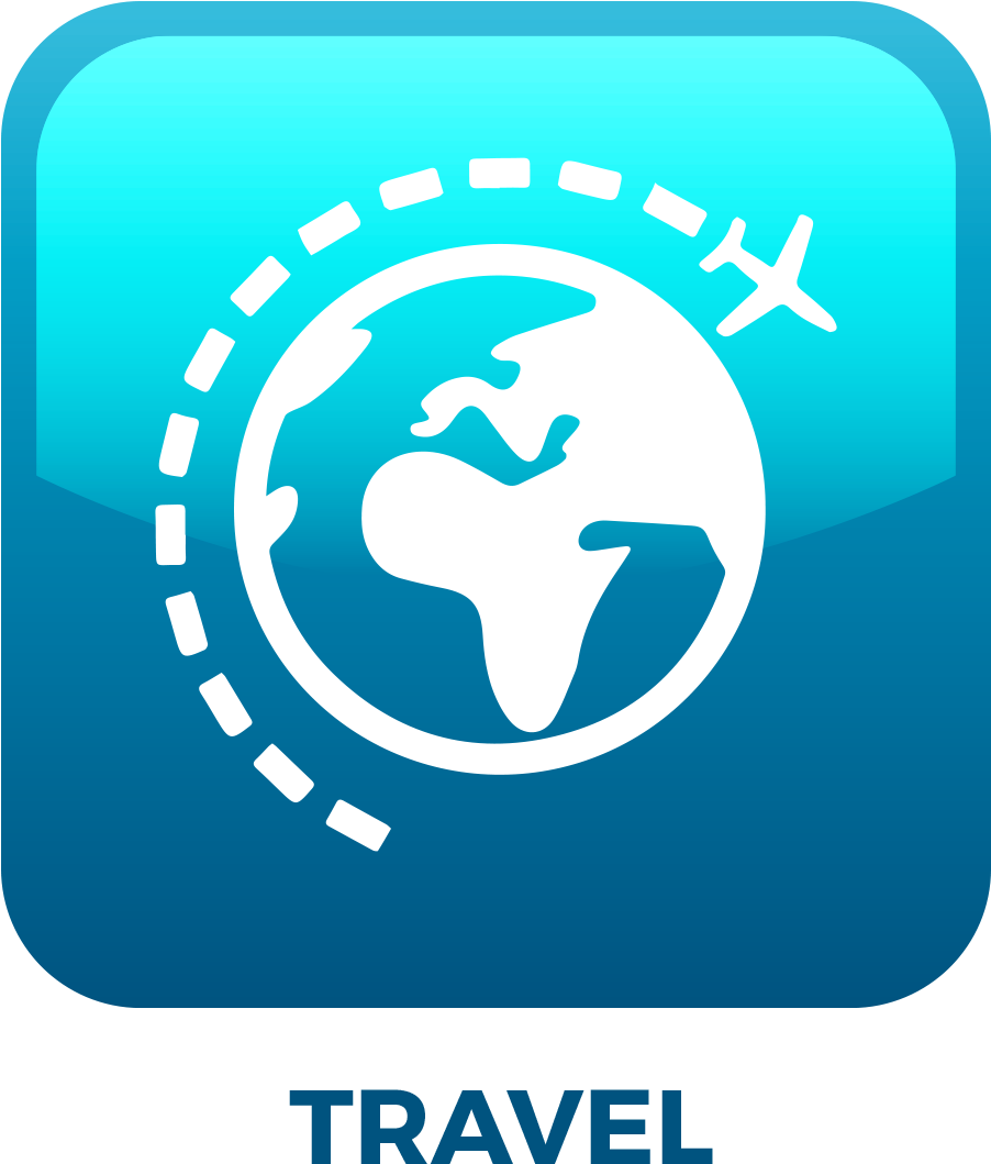 Download Corporate Travel And Expense Icons - Decal | Transparent PNG ...