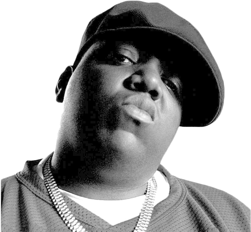 Download Notorious Big Black And White | Transparent PNG Download | SeekPNG