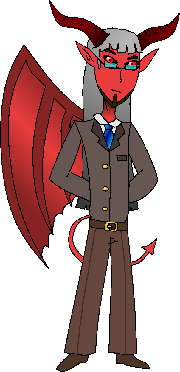 Lucifer - Swap - Cartoon (802x1283), Png Download