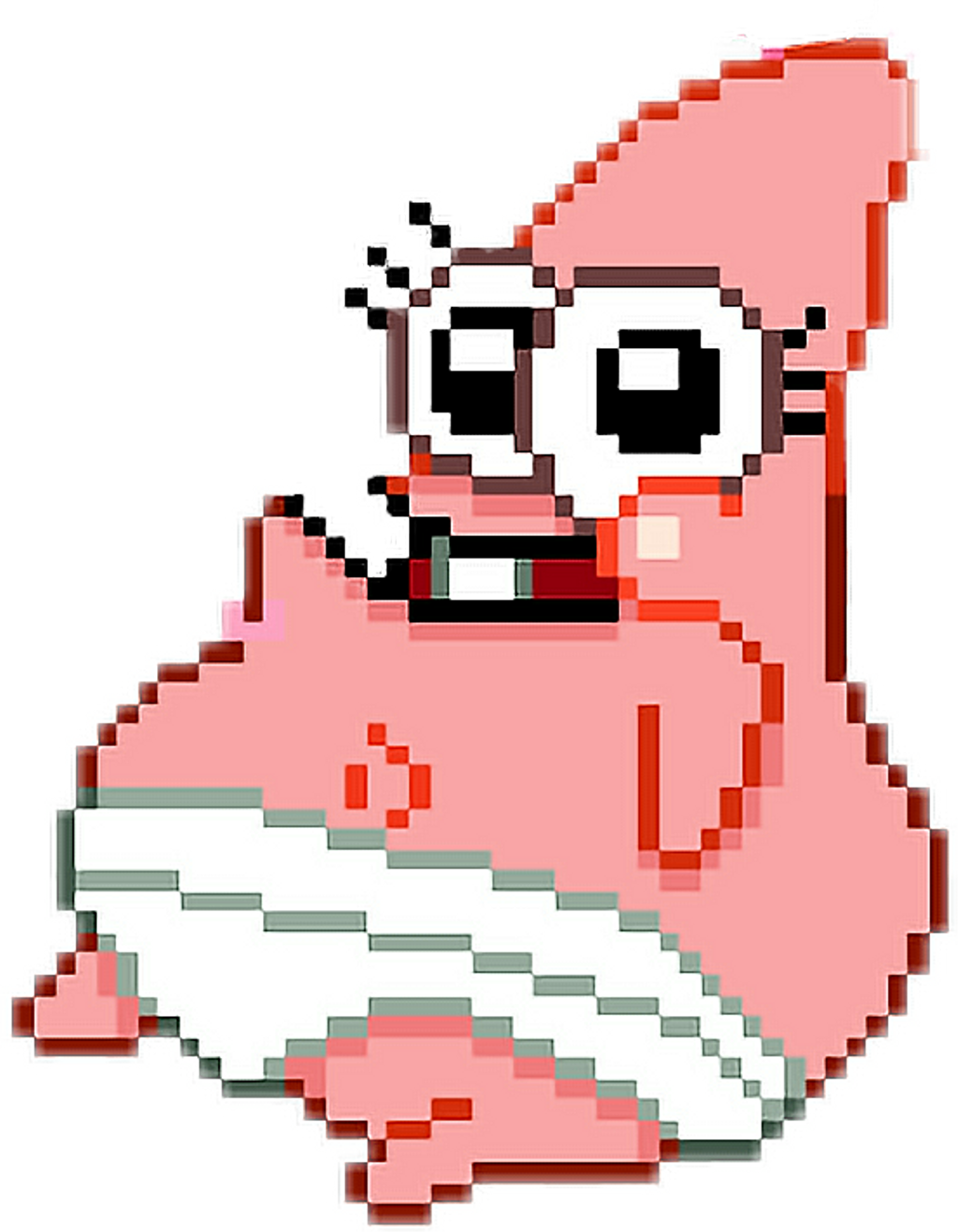 Baby Sticker - Patrick Star Gif Transparent (1024x1317), Png Download