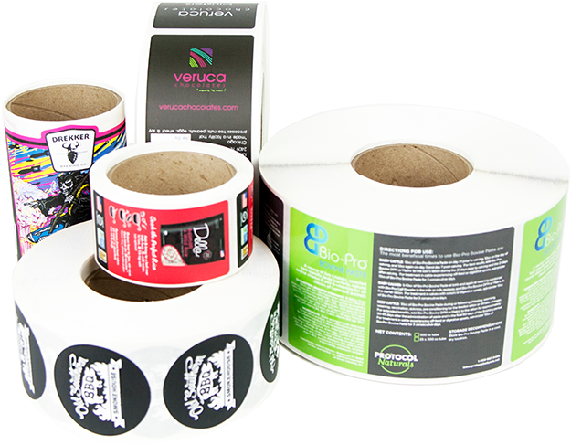 Custom Labels And Kiss Cut Stickers On A Roll For Product - Product ...