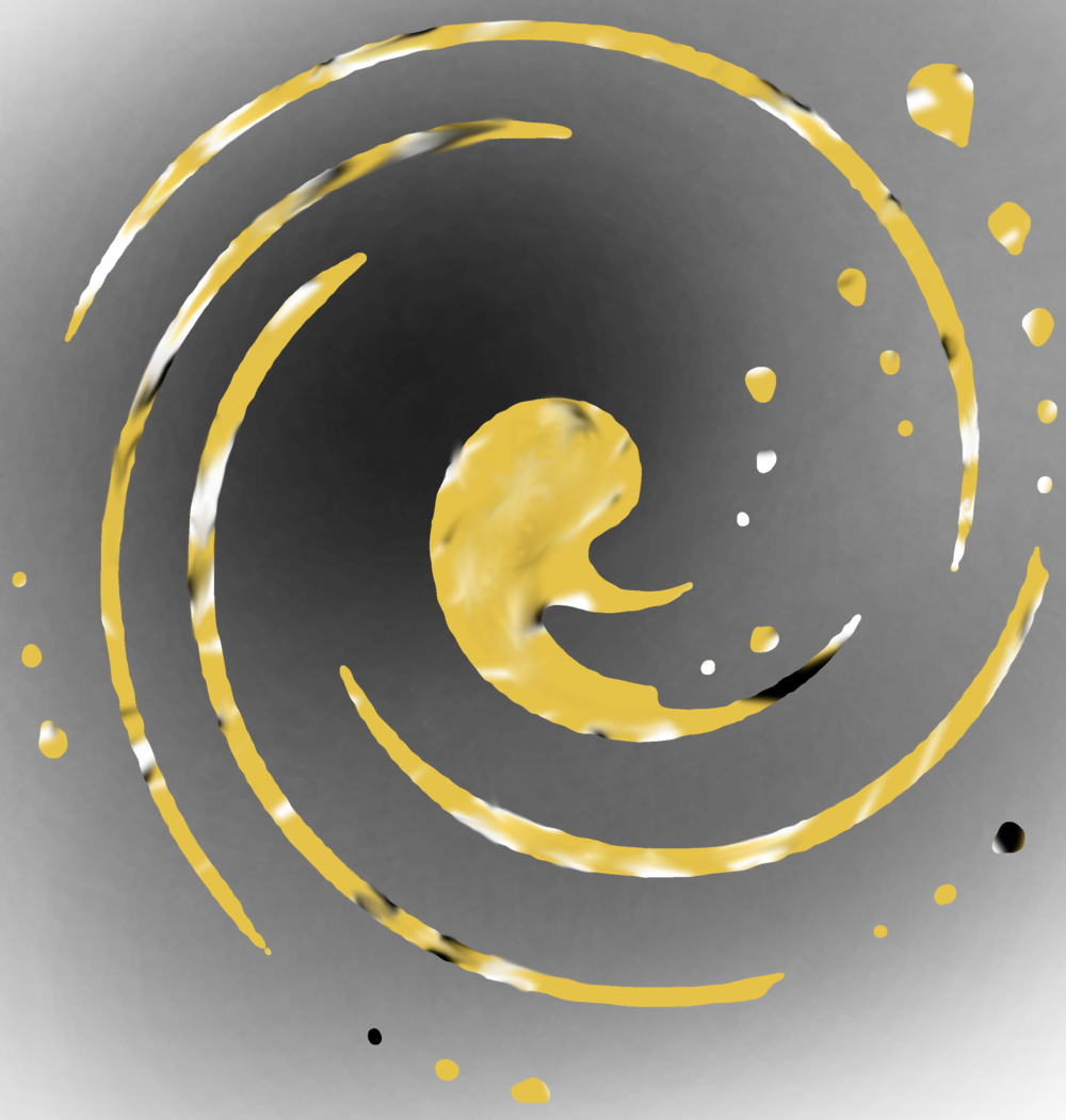 Fill The Void Swirl Gold (1000x1051), Png Download