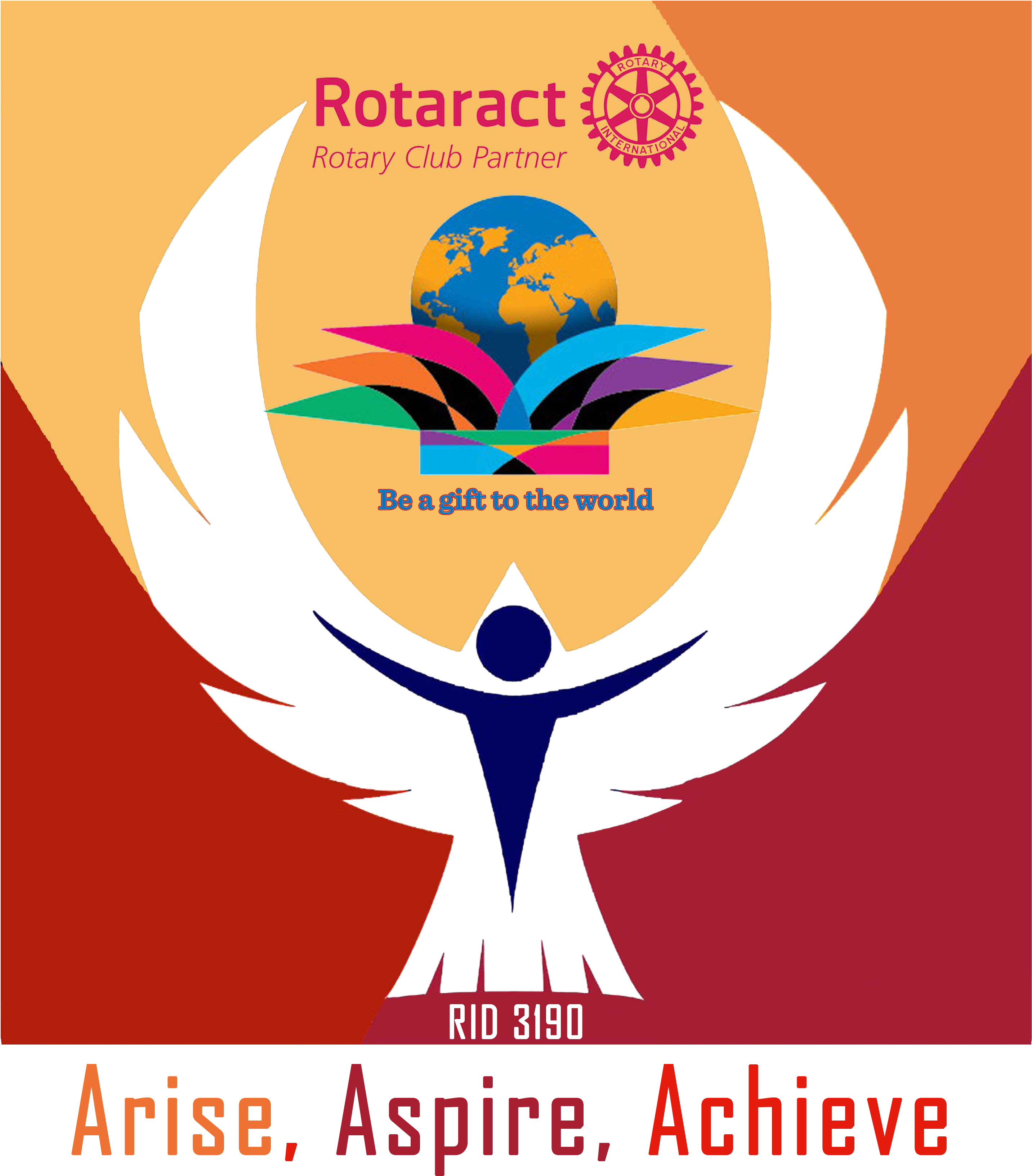 Download Be Inspiration Rotary Logo District - Rotaract Drr Logo ...