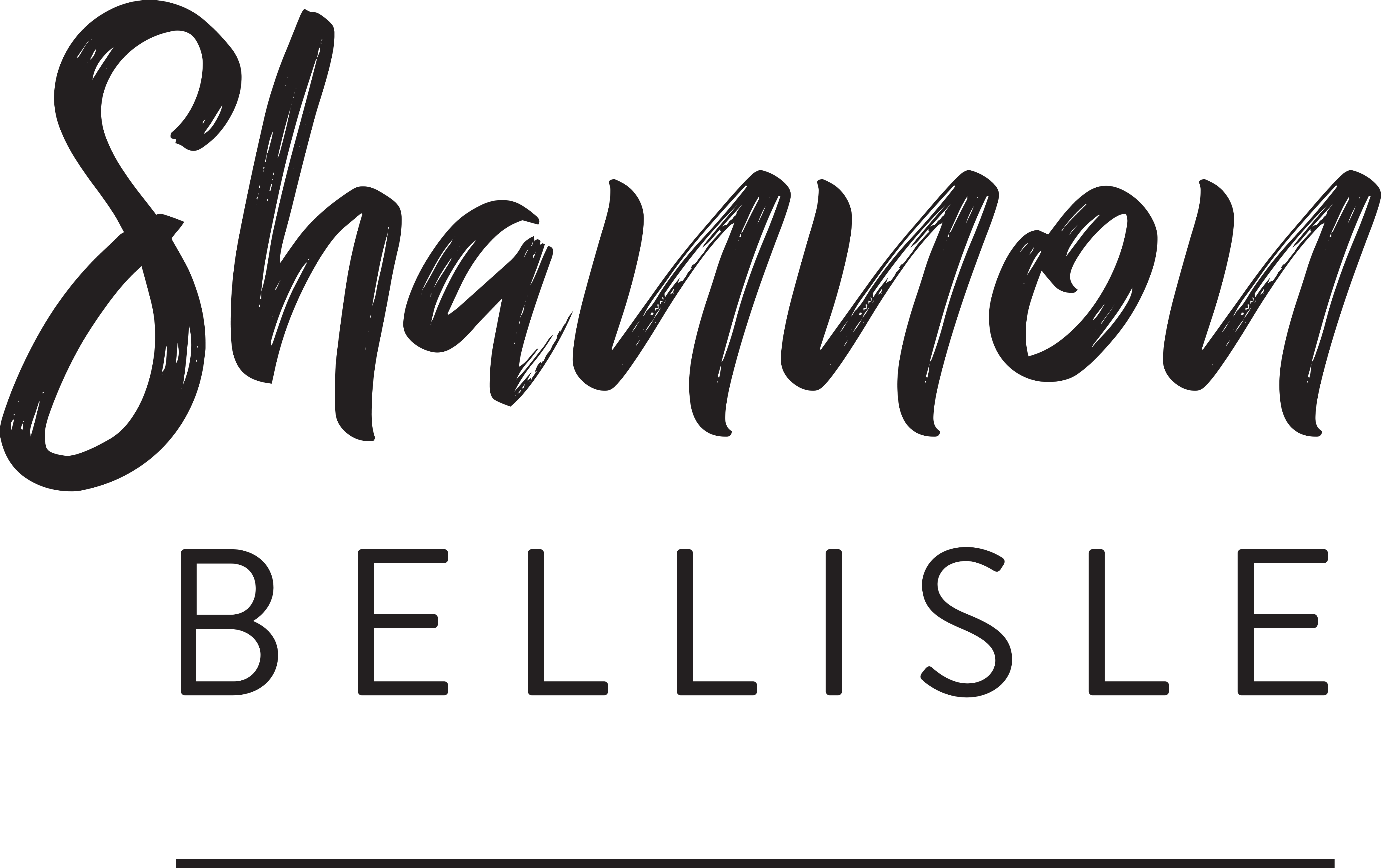 Shannon Bellisle - Calligraphy (4622x2905), Png Download