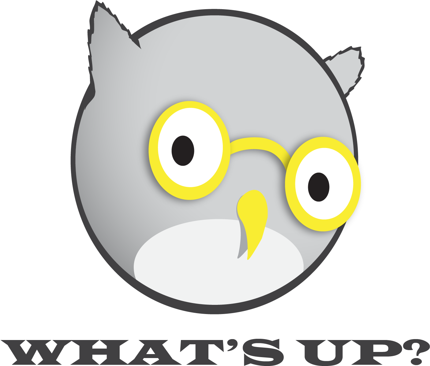 Download What's Up Owl Logo - Cartoon | Transparent PNG Download | SeekPNG