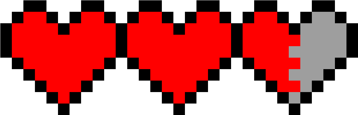 Coeur Minecraft 8 Bits