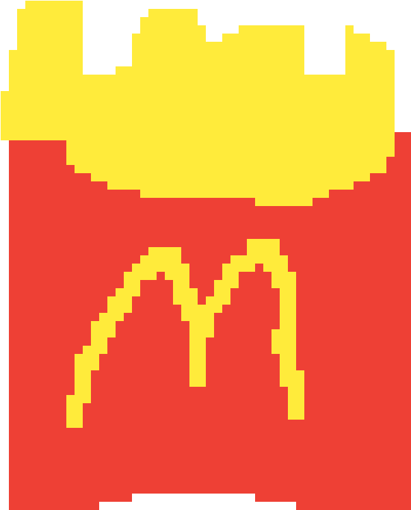 Mcdonalds Fries - Emblem (1200x1200), Png Download