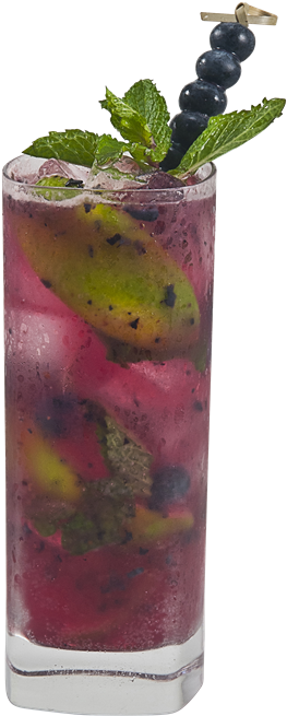 Blueberry Mojito Png (560x746), Png Download