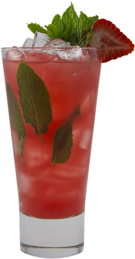 Red Mojito Cocktail Png (467x622), Png Download