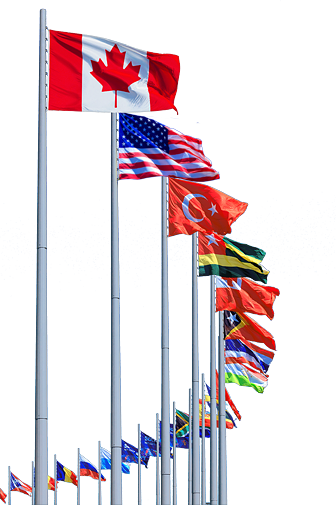 International Flags Banner Png - Flag (336x505), Png Download
