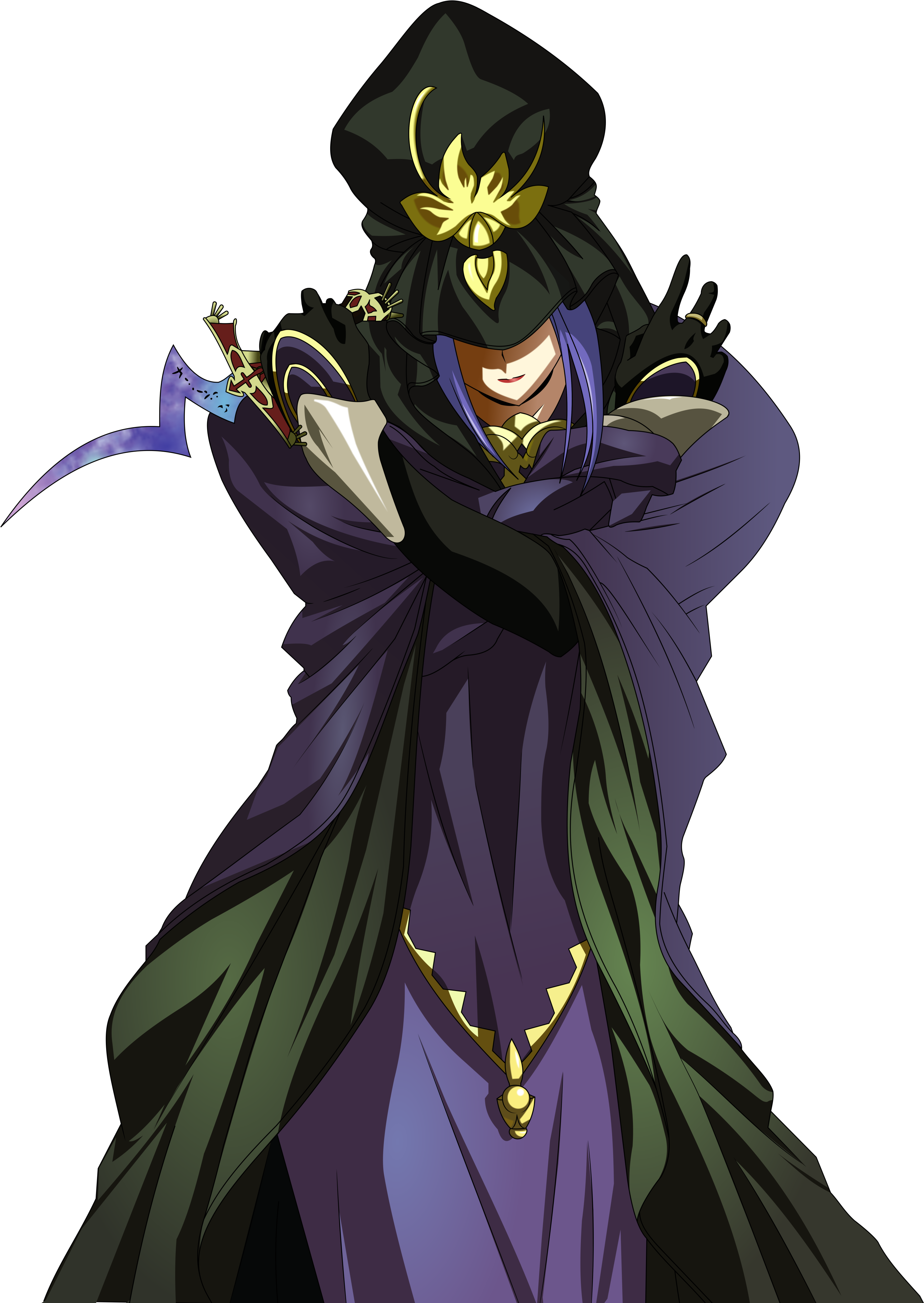 Download Png - Caster Fate Stay Night Render (2845x4000), Png Download