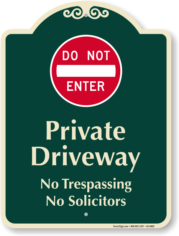 Private Property Do Not Enter (607x800), Png Download