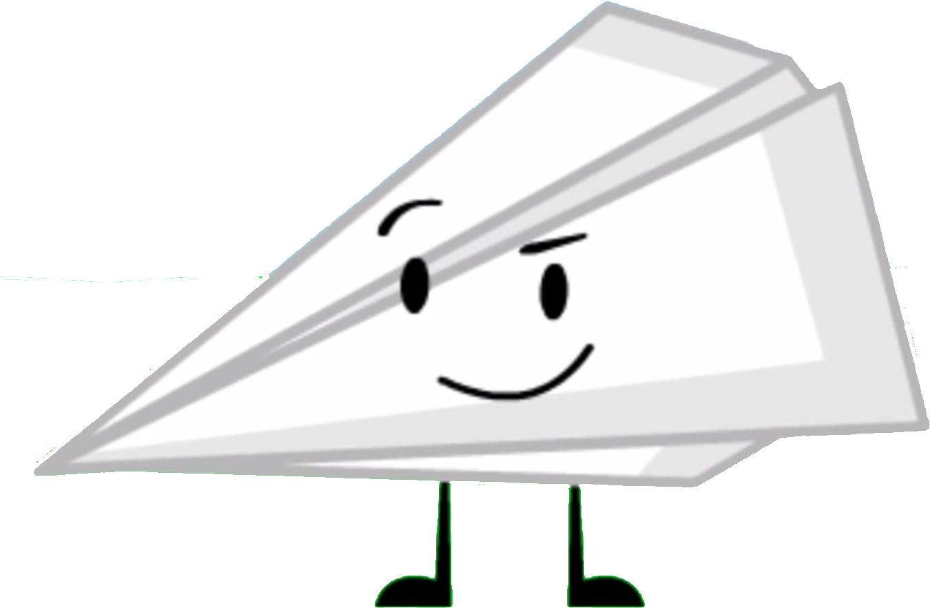 Paper Airplane - Object Overload Paper Airplane (1382x924), Png Download