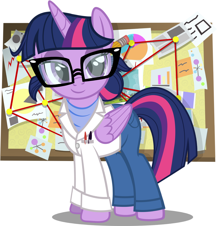 Rainbow Rocks Science Twilight - Mlp Sci Twi Pony (900x967), Png Download